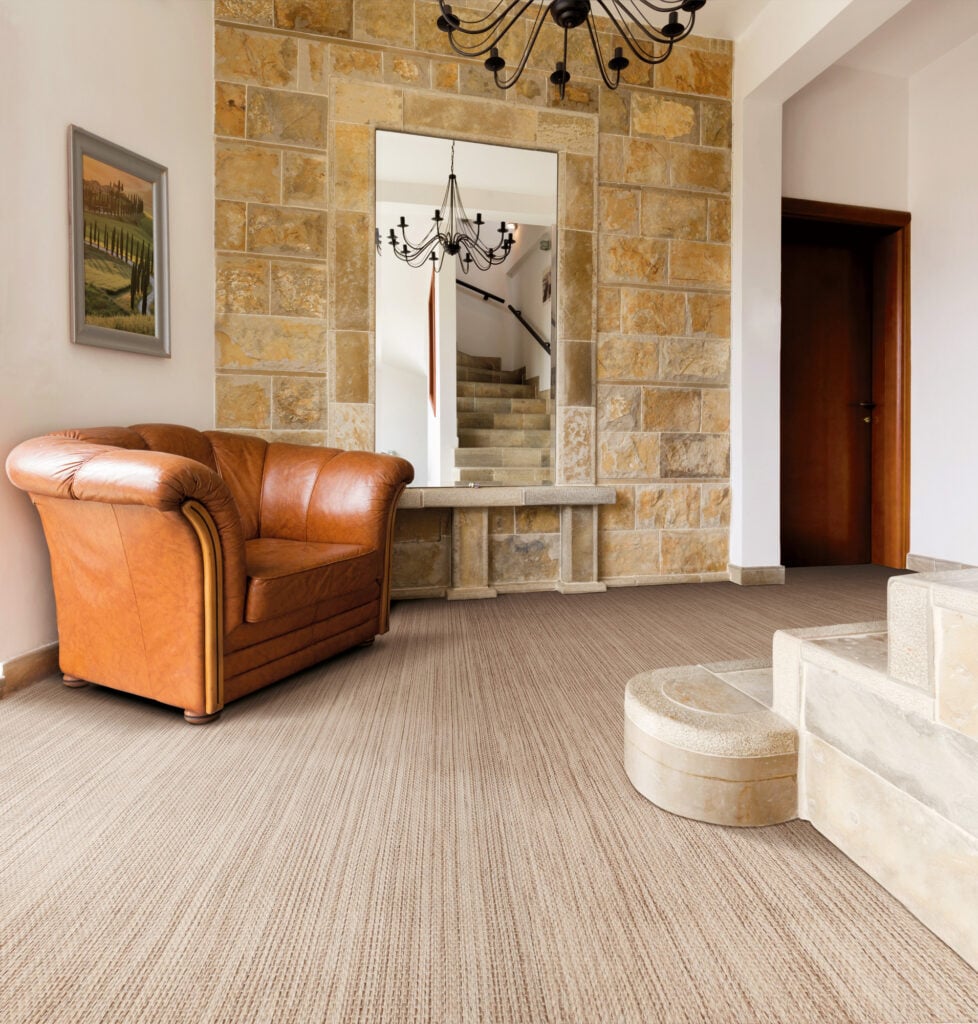 Siena - 100% Wool Textured tweed loop carpet - Riviera Home UK